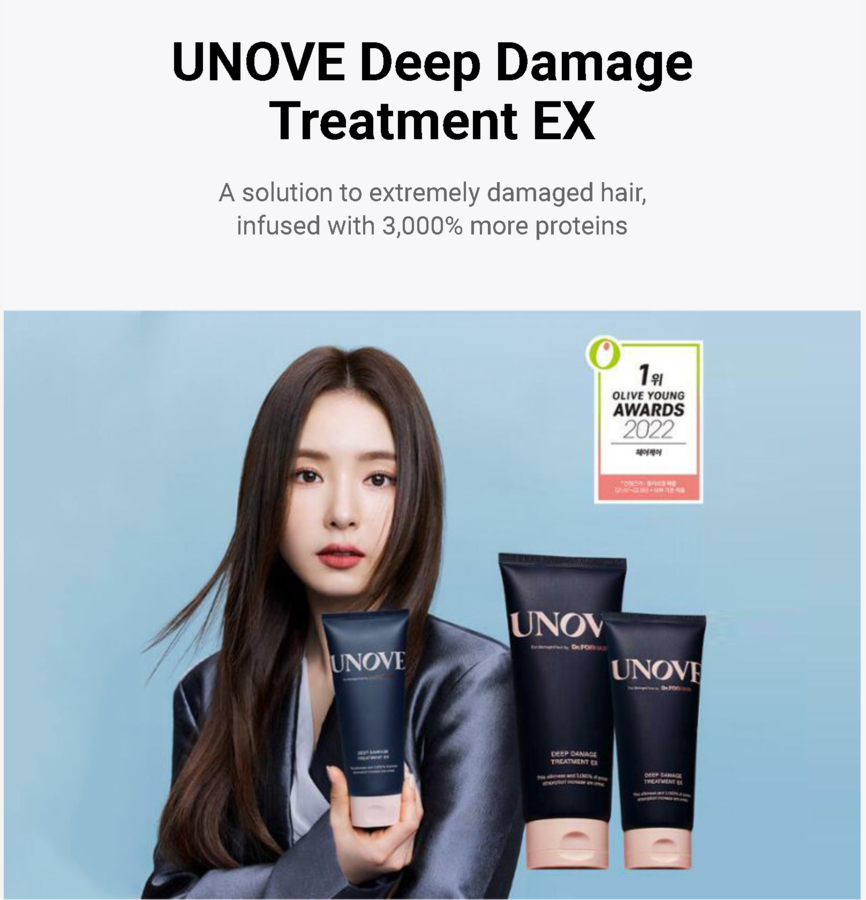 UNOVE Deep Damage Treatment EX 320mL Double Pack-usd39 - Alinkone